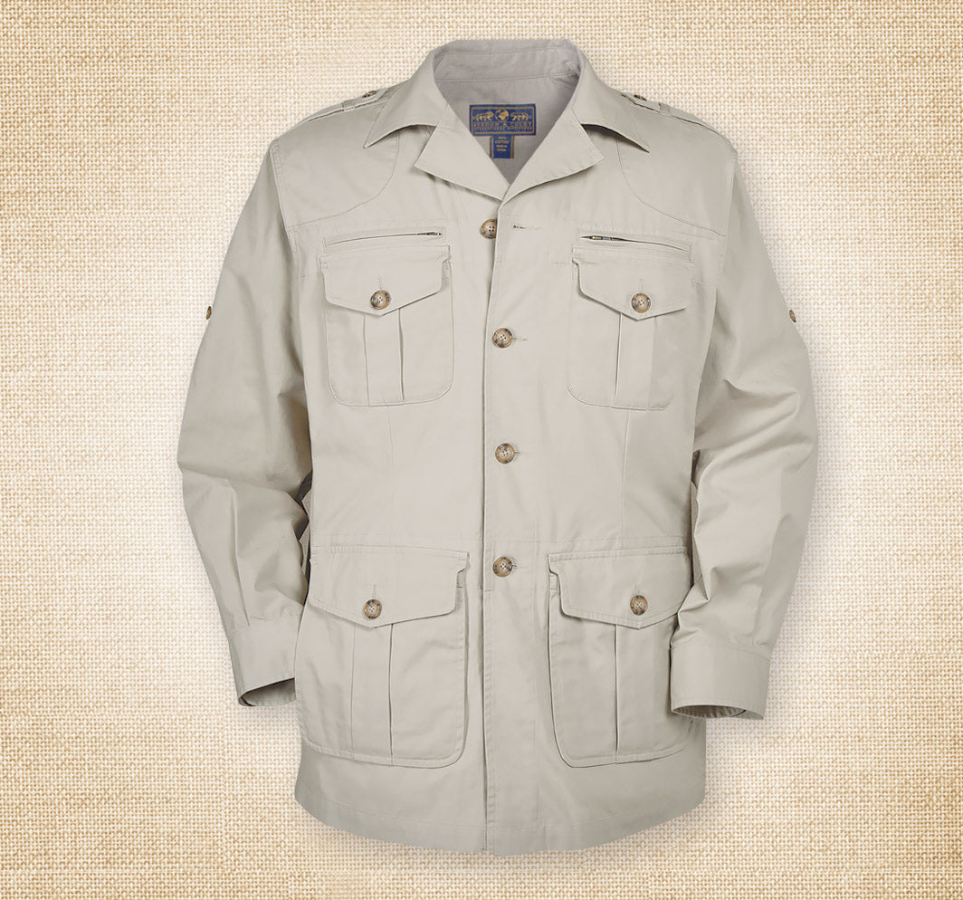 Waxed Cotton Jackets | Cotton Canvas Safari Jacket & Vest | Bush Jacket ...